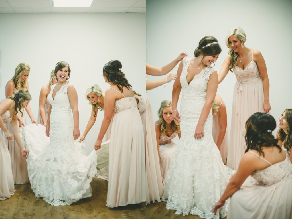 Jonathan & Courtney | Springfield, IL Navy and Blush Illinois State ...