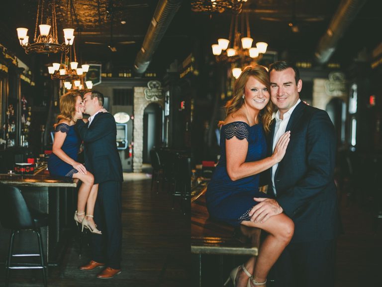 Emily & Paul | Springfield, IL Downtown & JP Kelly's Engagement Session ...