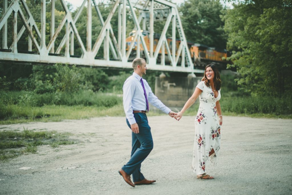 Chase & Emma | Riverside Park Adventurous Engagement Photographer ...