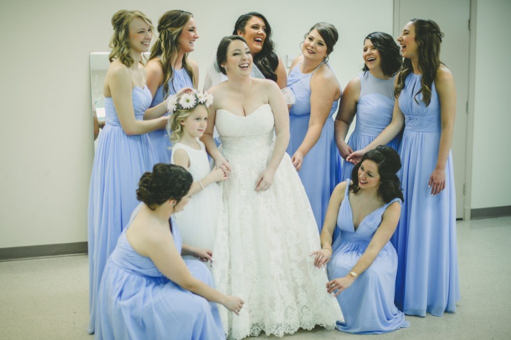 Katie & Kelby | Springfield, IL Lavender and Silver Spring Wedding ...