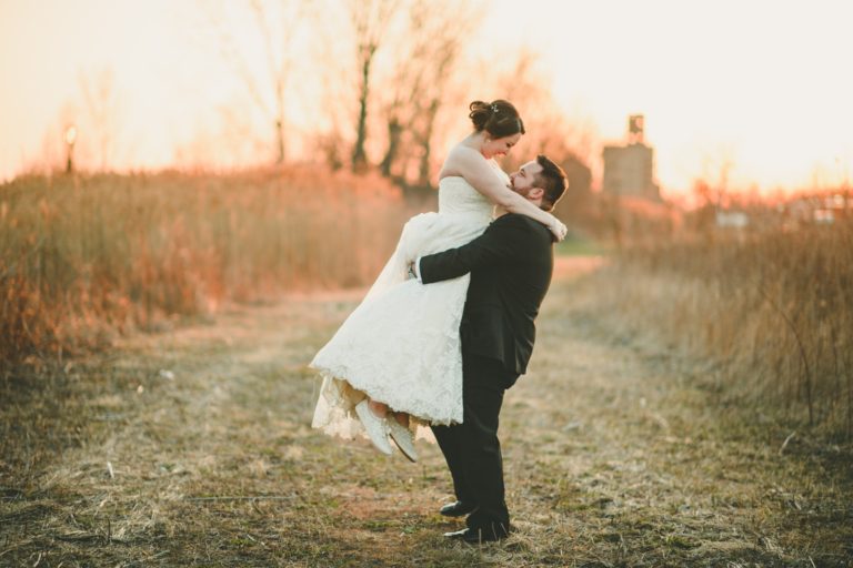 Katie & Kelby | Springfield, IL Lavender and Silver Spring Wedding ...