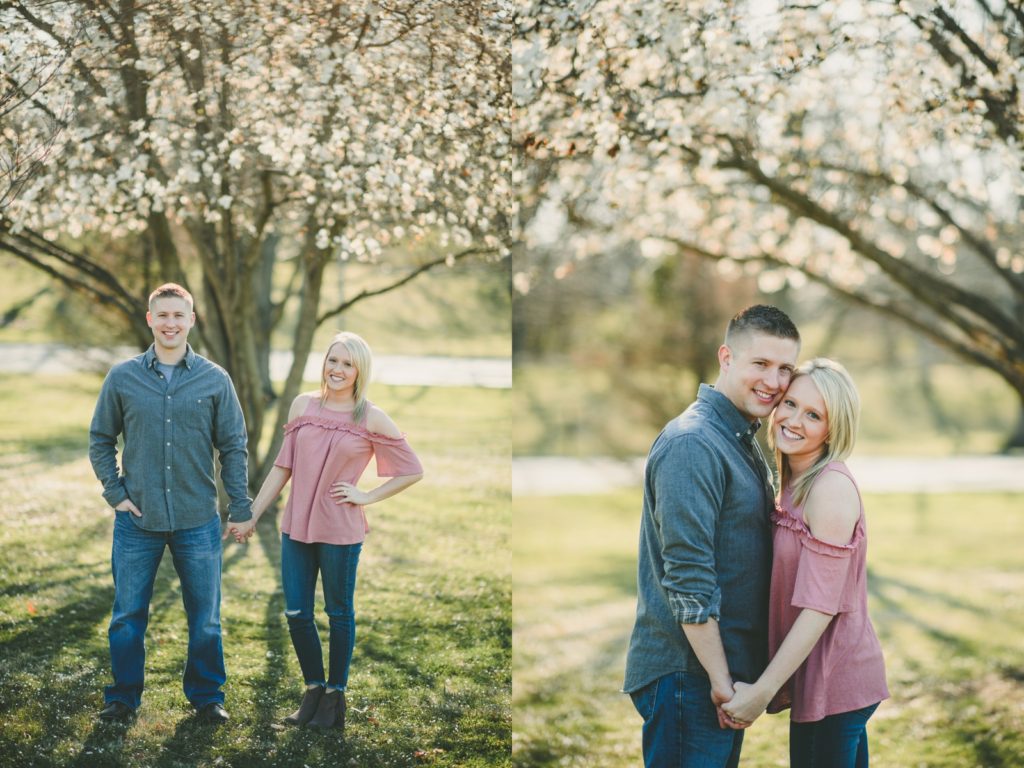 Erin & Jon | Springfield, IL Spring Engagement Photographer - Kate ...
