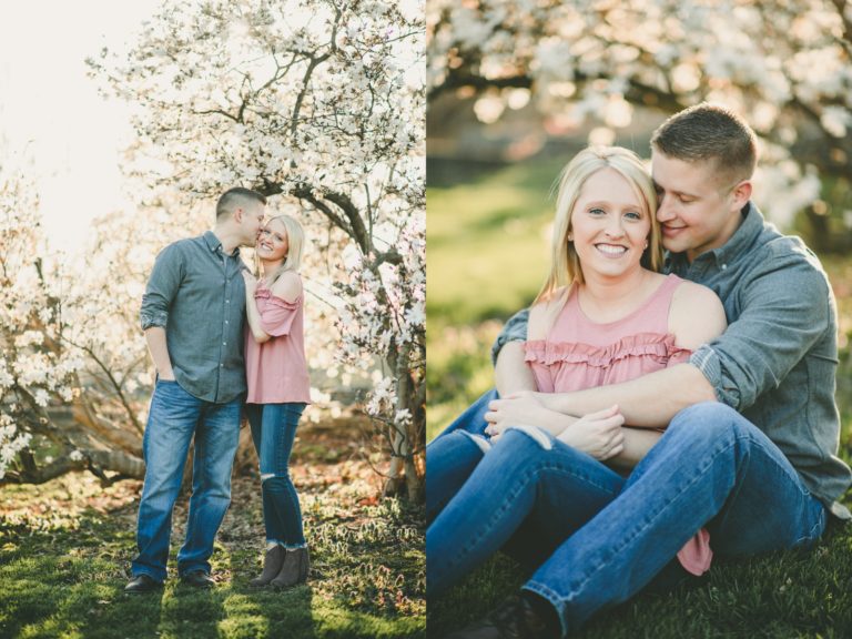 Erin & Jon | Springfield, IL Spring Engagement Photographer - Kate ...