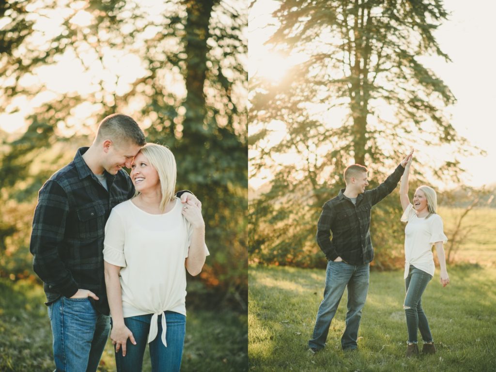 Erin & Jon | Springfield, IL Spring Engagement Photographer - Kate ...