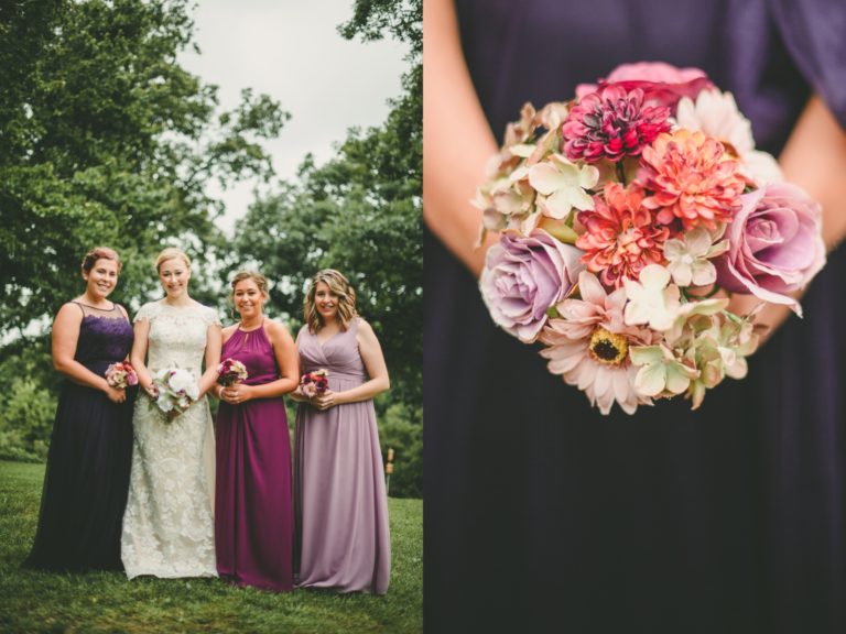 Erika & Spencer | Poe's on the Hill Sangria & Gold Rustic Chic Wedding ...