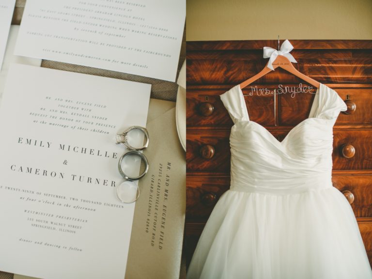 Emily & Cameron | Springfield, IL Ivory & Taupe Elegant Fall Wedding ...