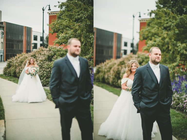 Emily & Cameron | Springfield, IL Ivory & Taupe Elegant Fall Wedding ...