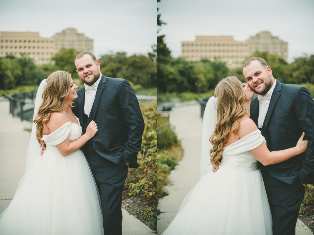 Emily & Cameron | Springfield, IL Ivory & Taupe Elegant Fall Wedding ...