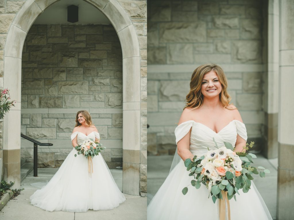Emily & Cameron | Springfield, IL Ivory & Taupe Elegant Fall Wedding ...