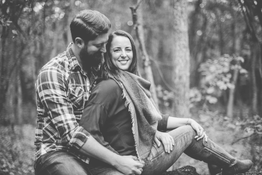Jessica & Dan | Busse Woods Trail Fall Engagement Photographer - Kate ...