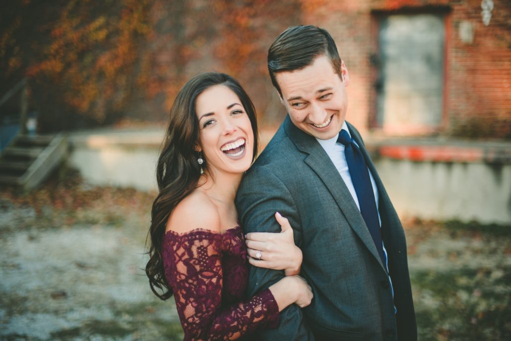 Shannon & Kip | Springfield, IL Downtown Fall Engagement Photographer ...