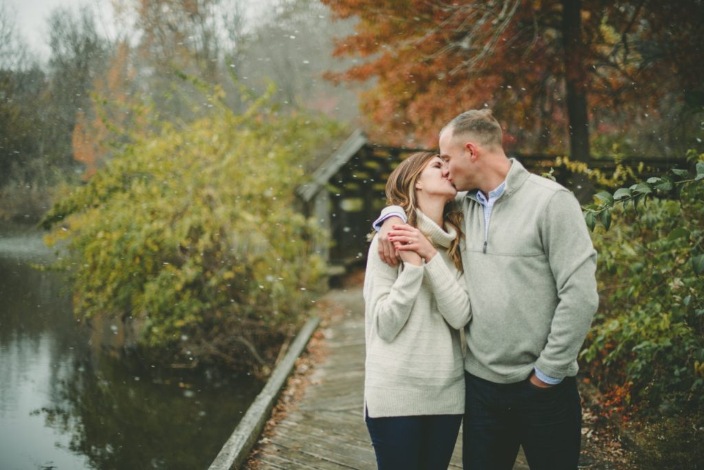 Emily & Evan | Springfield, IL Lincoln Memorial Garden Engagement ...