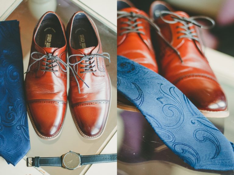 Stephanie & Bryan | Springfield, IL Navy & Soft Neutrals Romantic ...