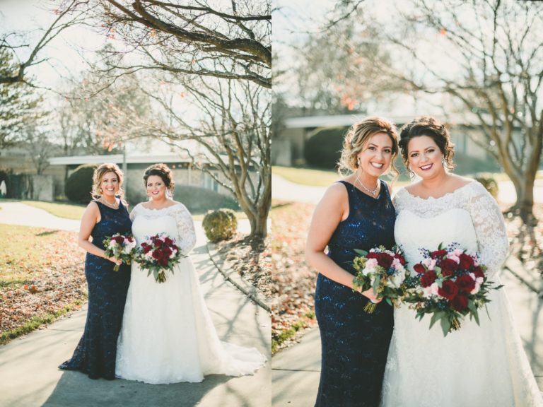 Stephanie & Bryan | Springfield, IL Navy & Soft Neutrals Romantic ...