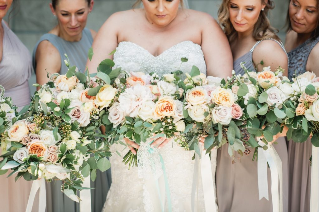 Jamie & Tommy | Artisans Building Springfield, IL Grey & Champagne ...