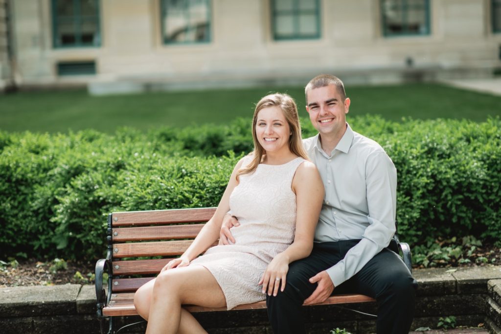 Danielle & Michael | Centennial Park & Downtown Springfield, IL Sunrise ...