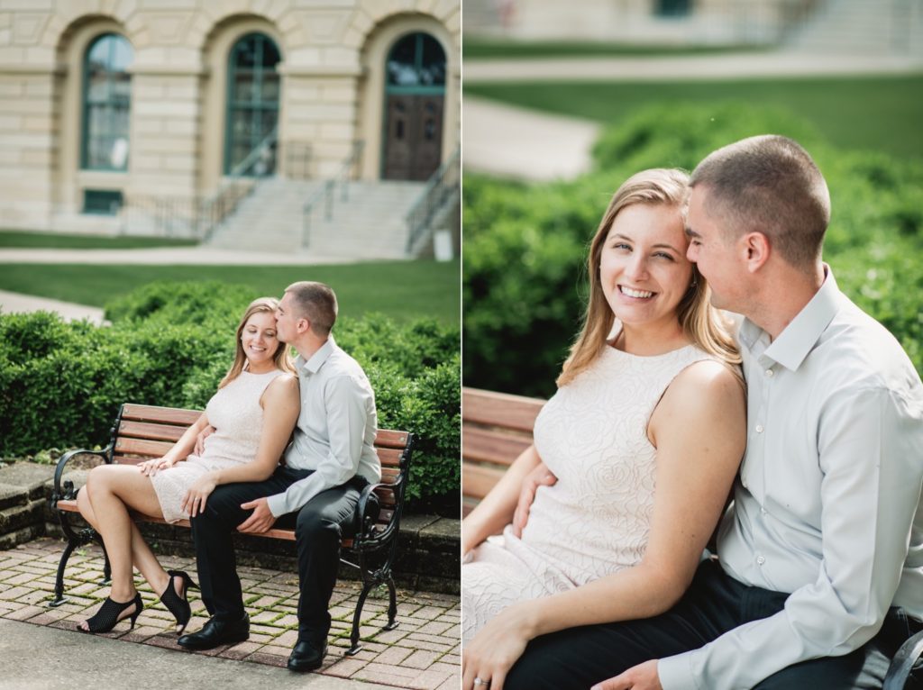 Danielle & Michael | Centennial Park & Downtown Springfield, IL Sunrise ...