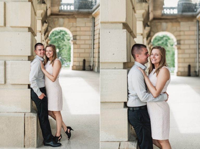 Danielle & Michael | Centennial Park & Downtown Springfield, IL Sunrise ...
