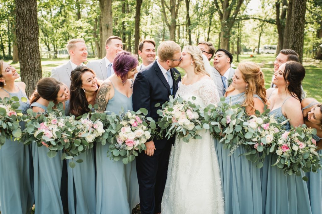 Emma & Seth | Springfield, IL Erin's Pavilion Upscale Rustic Summer ...