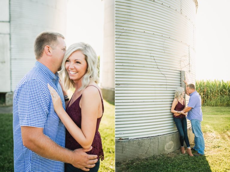 Brooklyn & Cole | Illinois Family Farm Engagement Photographer - Kate ...