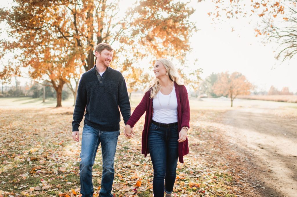 Calla & Aaron |Shepherd House, Springfield, IL Late Fall Engagement ...
