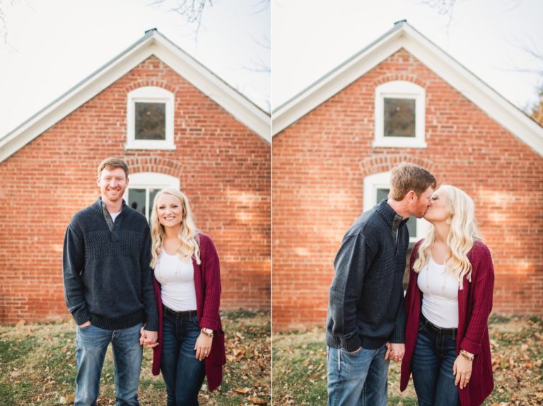 Calla & Aaron |Shepherd House, Springfield, IL Late Fall Engagement ...