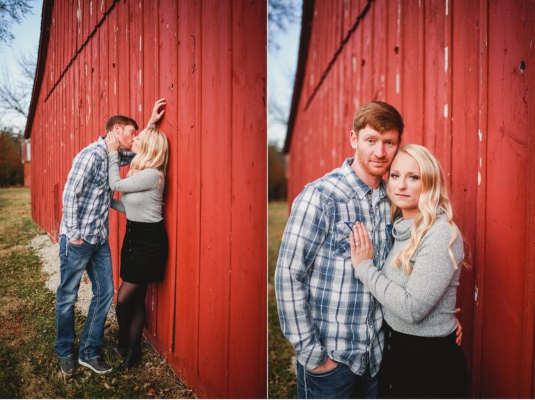 Calla & Aaron |Shepherd House, Springfield, IL Late Fall Engagement ...