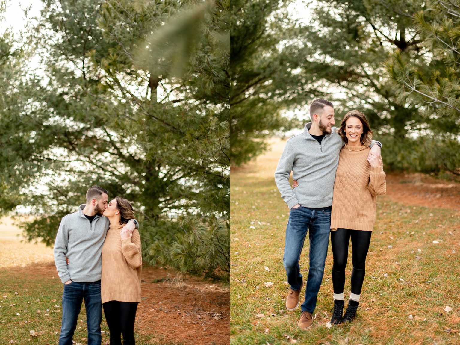 Karlee & Bryant | Springfield, IL Centennial Park Winter Engagement ...