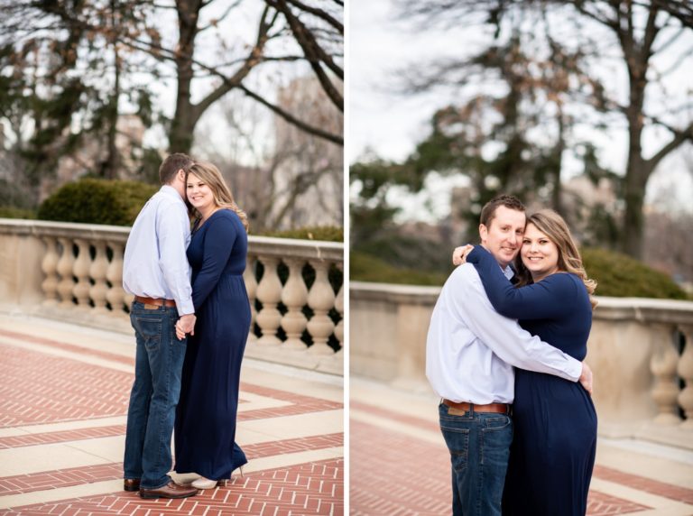 Kristi & Nick | Downtown Springfield, IL Rooftop Engagement ...