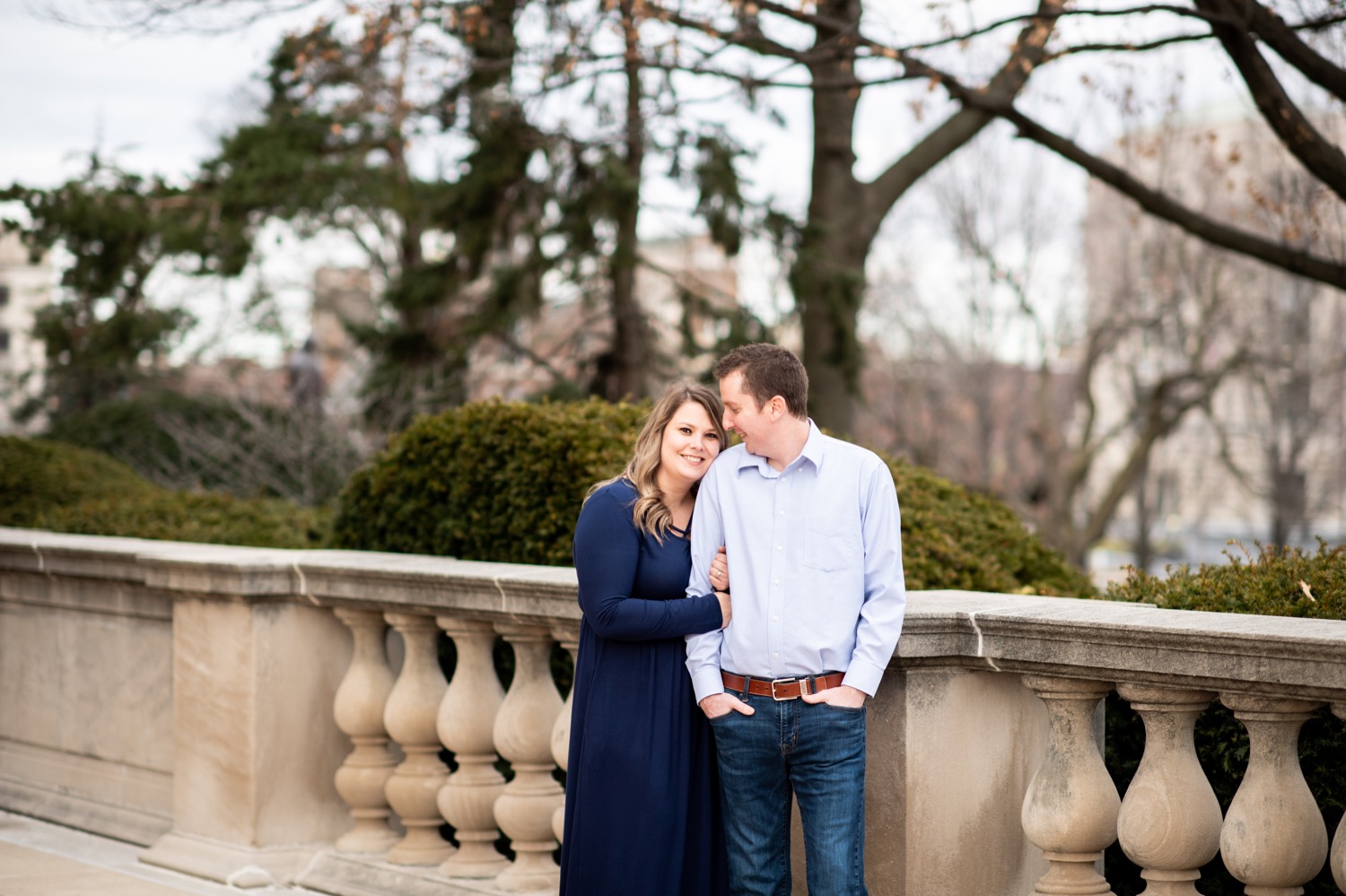 Kristi & Nick | Downtown Springfield, IL Rooftop Engagement ...