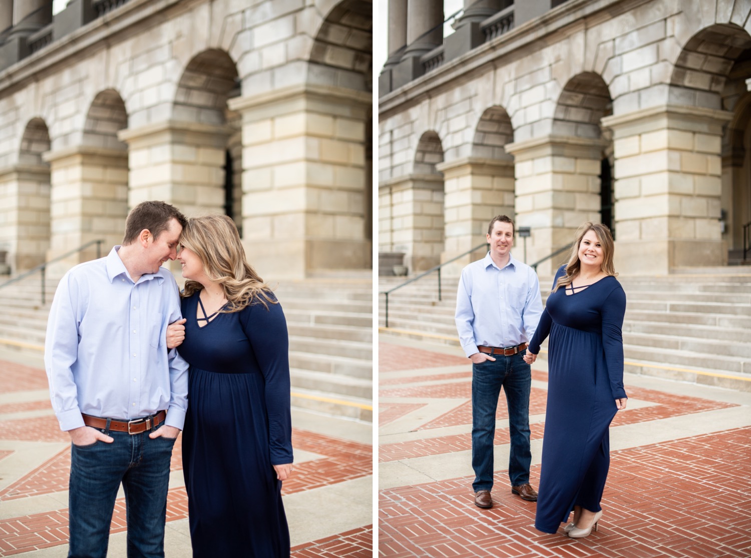 Kristi & Nick | Downtown Springfield, IL Rooftop Engagement ...