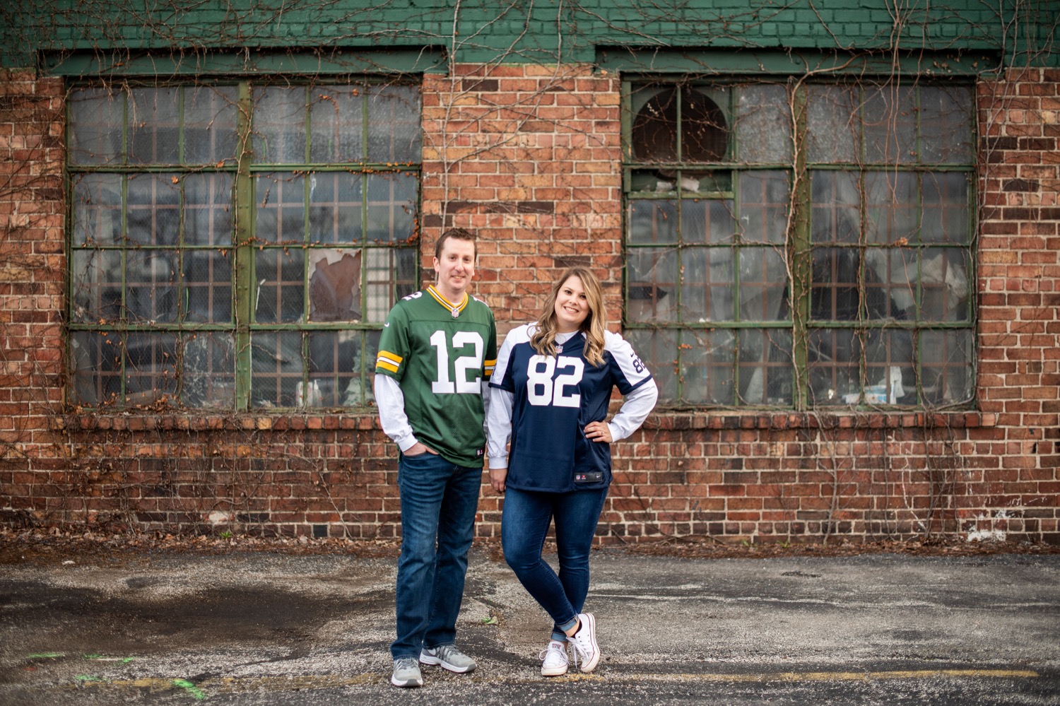 Kristi & Nick | Downtown Springfield, IL Rooftop Engagement ...
