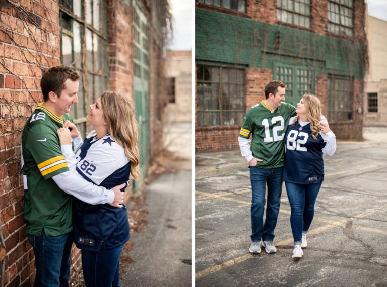 Kristi & Nick | Downtown Springfield, IL Rooftop Engagement ...