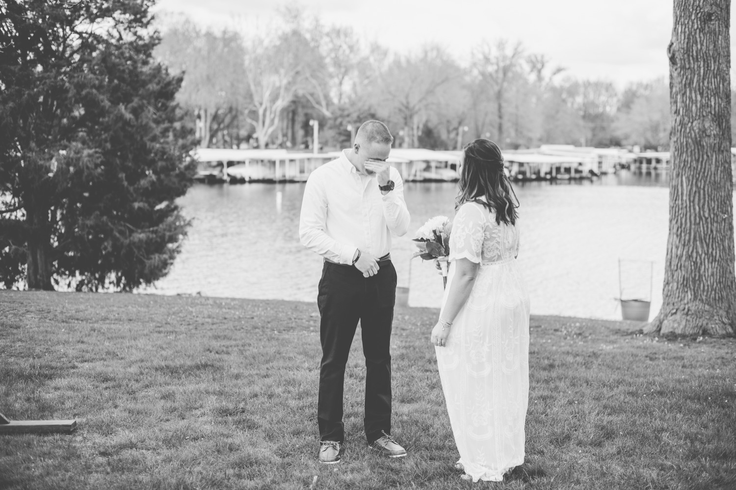 Jessica & Troy | Intimate Spring Lake Springfield, IL Wedding ...