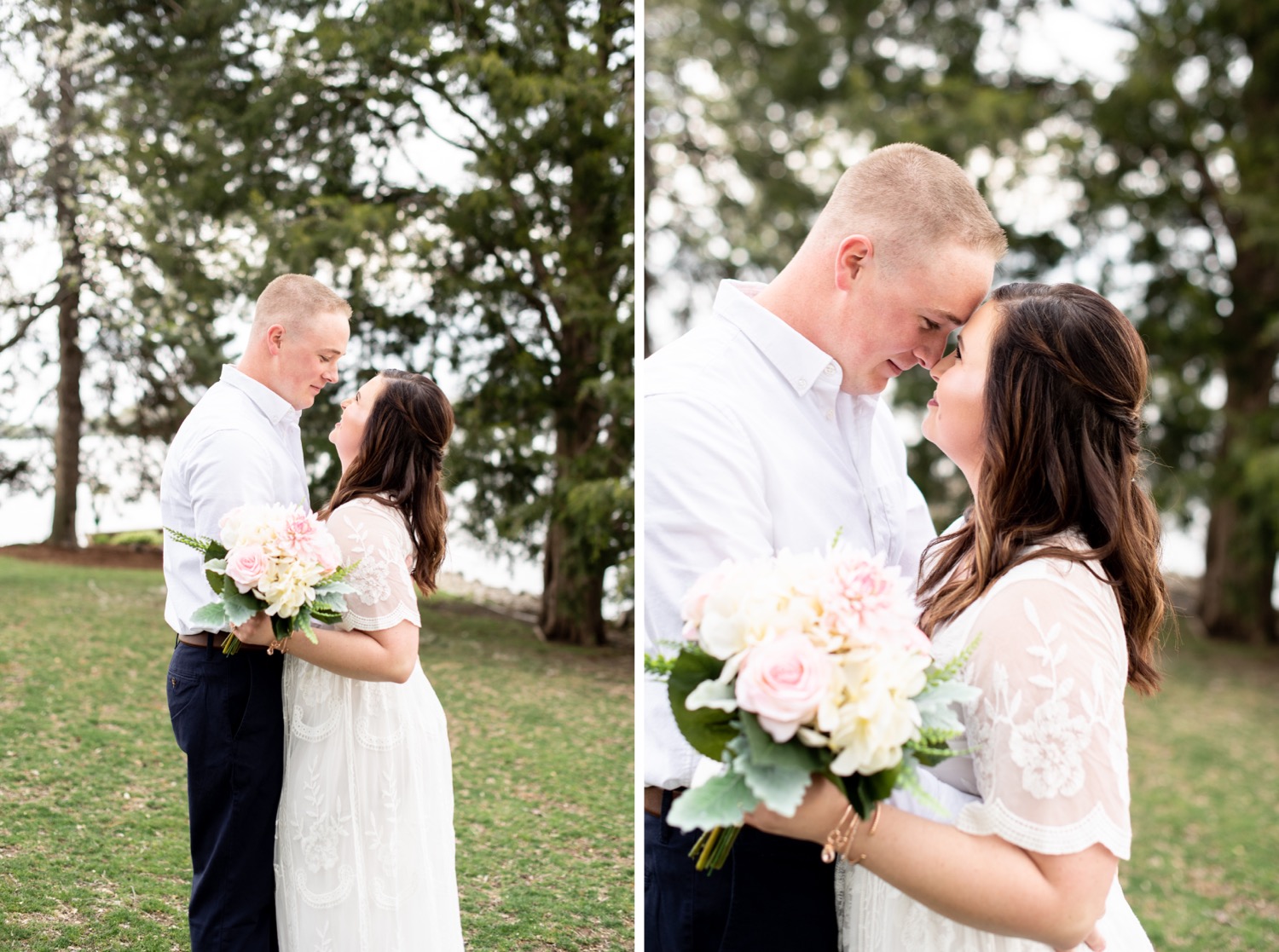 Jessica & Troy | Intimate Spring Lake Springfield, IL Wedding ...