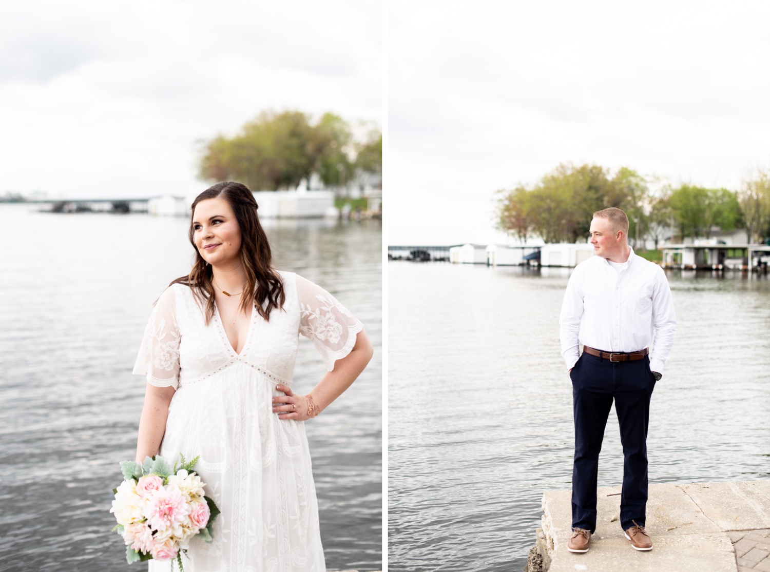 Jessica & Troy | Intimate Spring Lake Springfield, IL Wedding ...