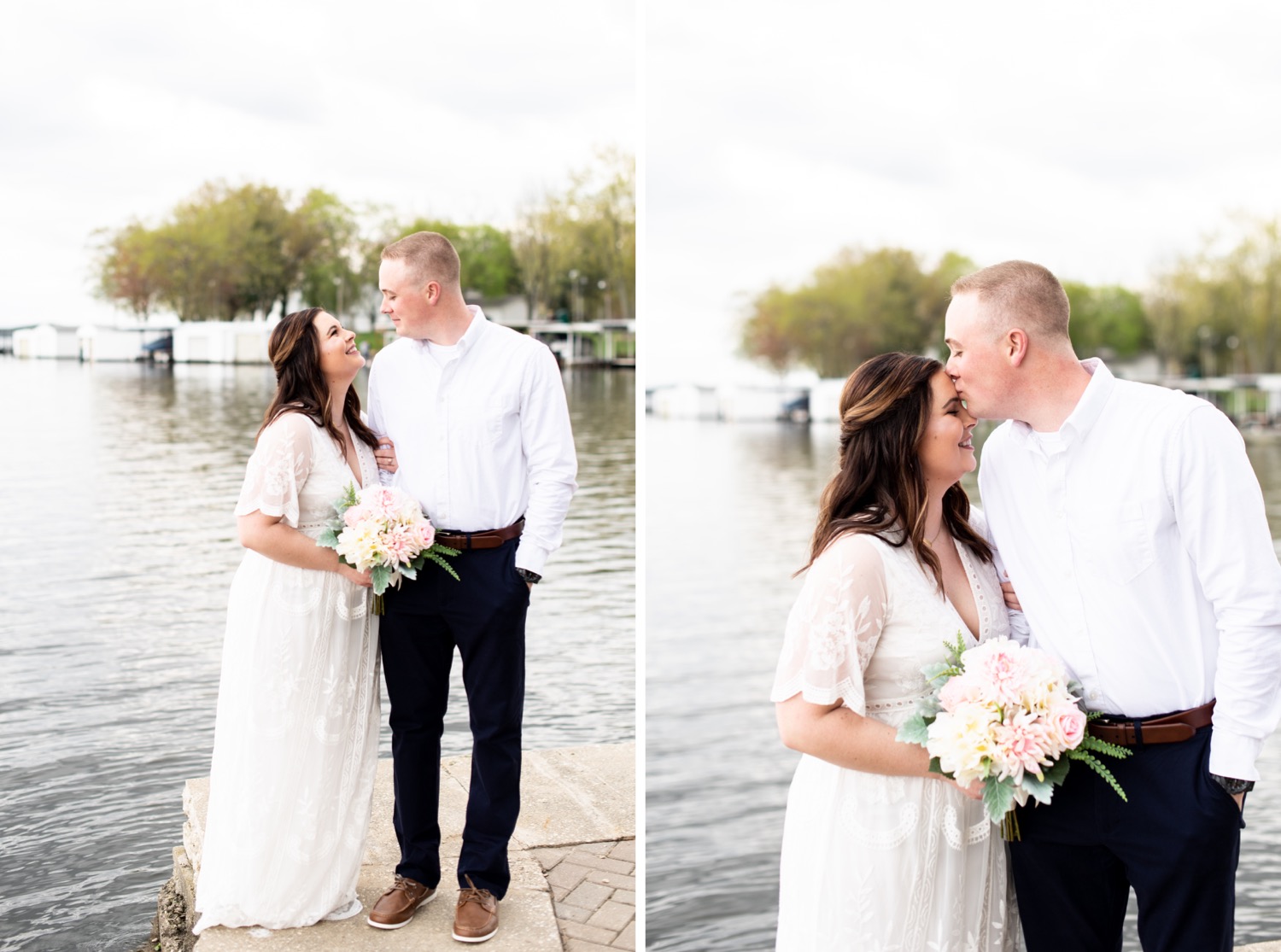 Jessica & Troy | Intimate Spring Lake Springfield, IL Wedding ...
