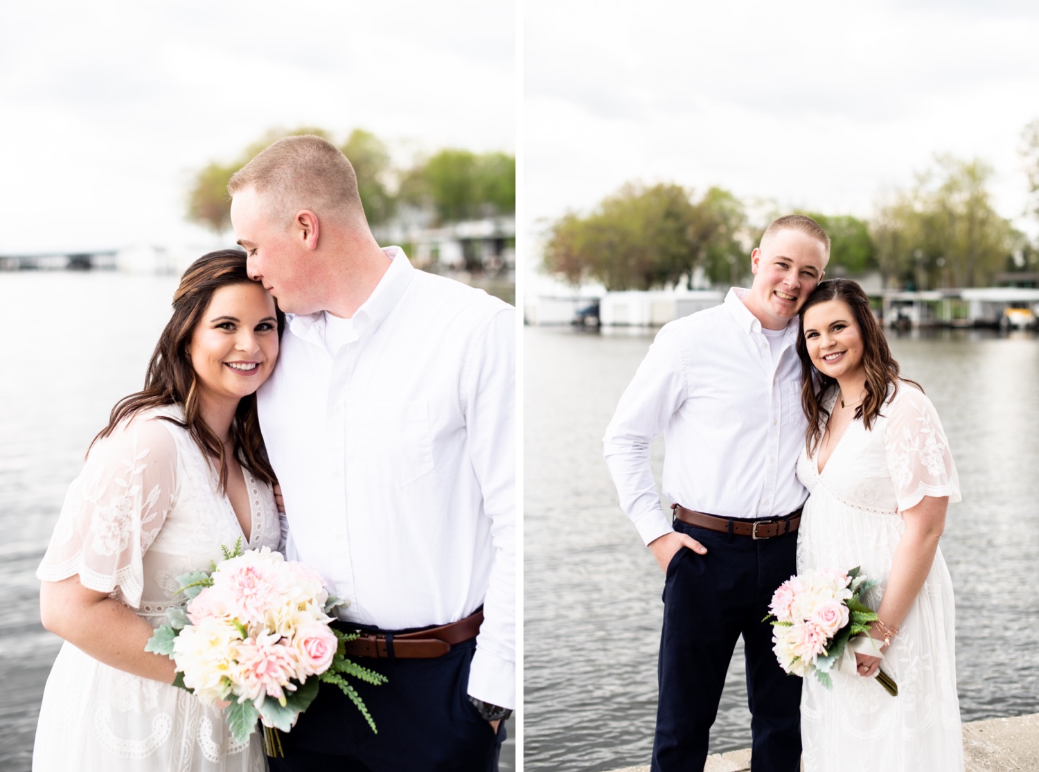 Jessica & Troy | Intimate Spring Lake Springfield, IL Wedding ...