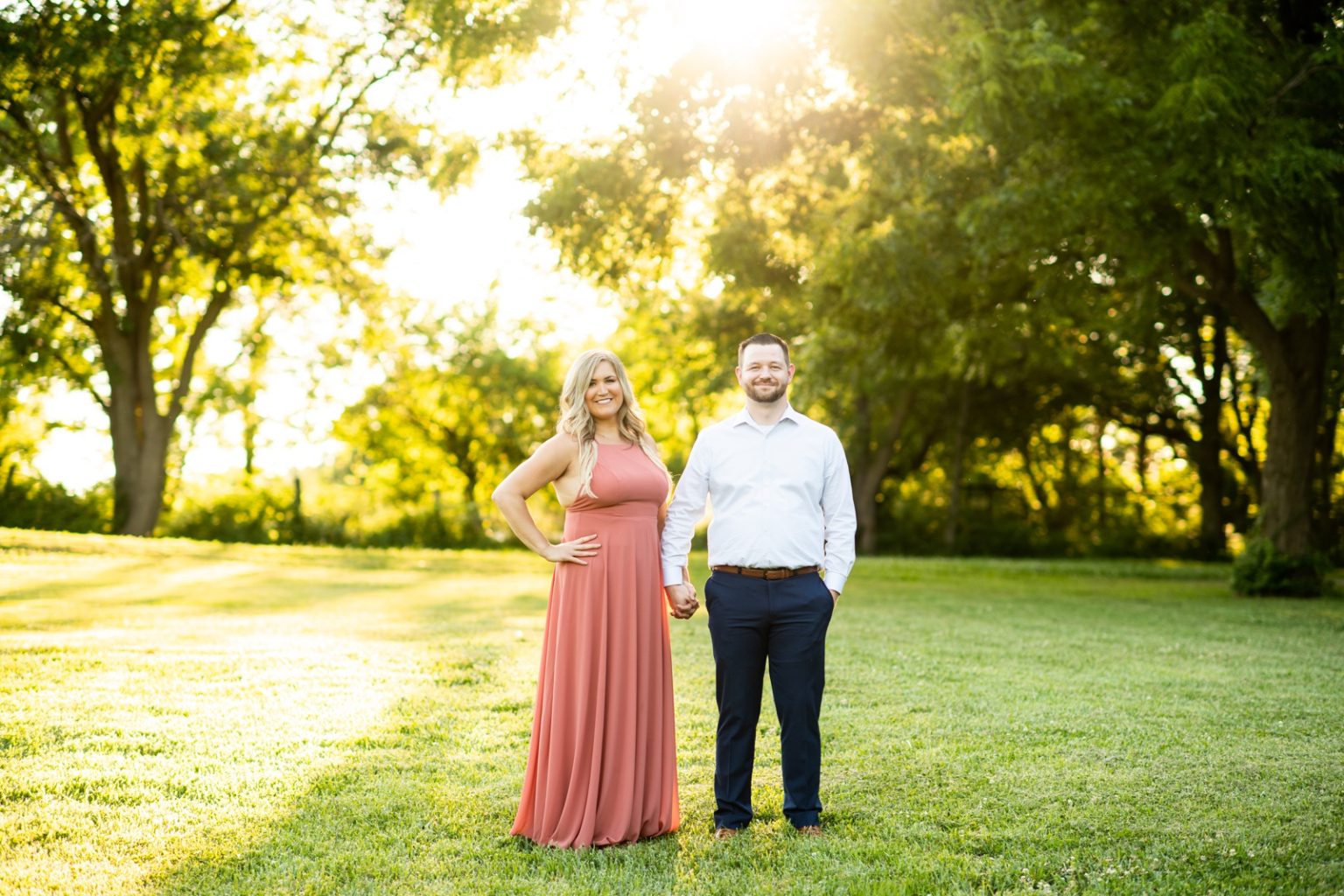 Alison & Sam | Lincoln Memorial Gardens Springfield, IL Summer ...