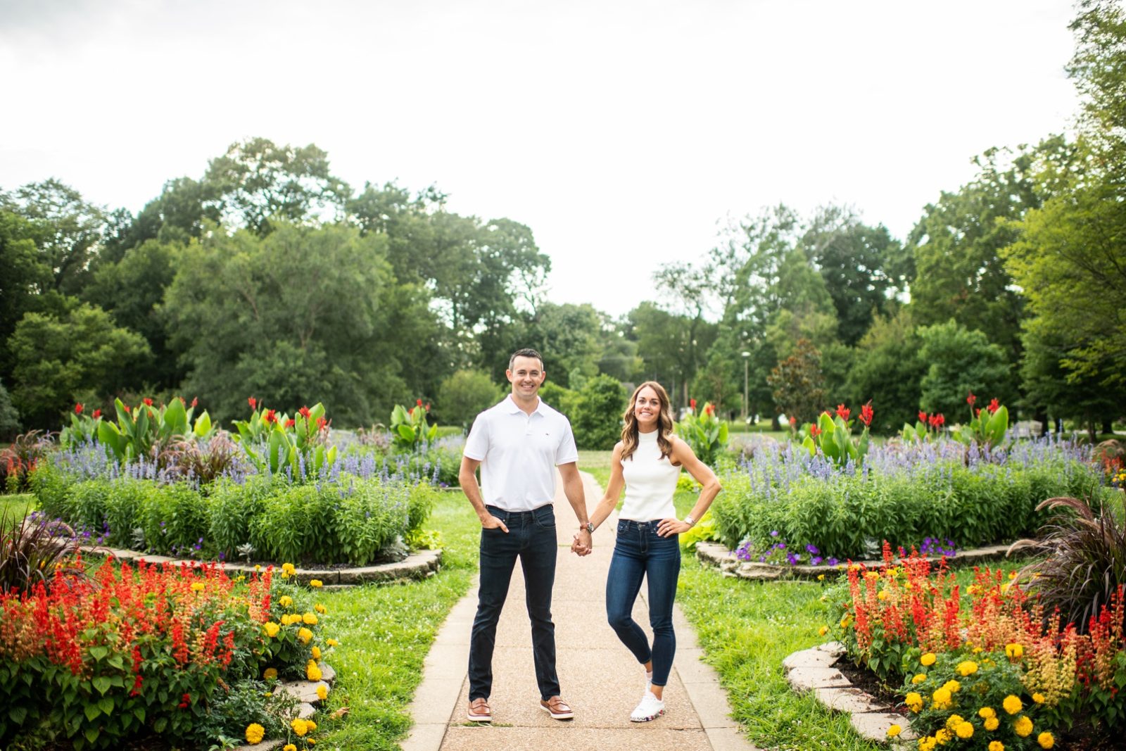 Meredith & Brandon | Springfield, IL Sunset Engagement Photographer ...