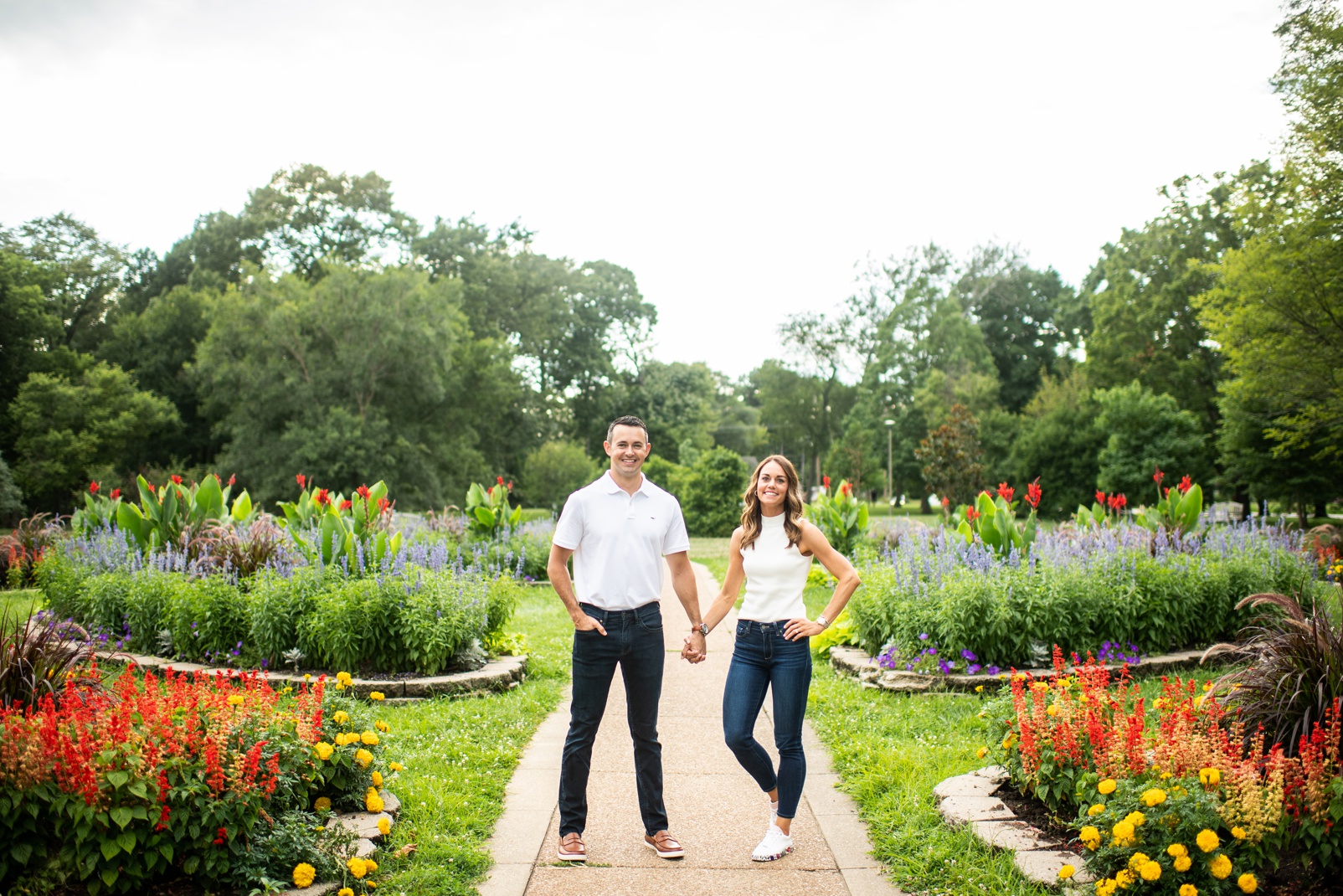 Meredith & Brandon | Springfield, IL Sunset Engagement Photographer ...