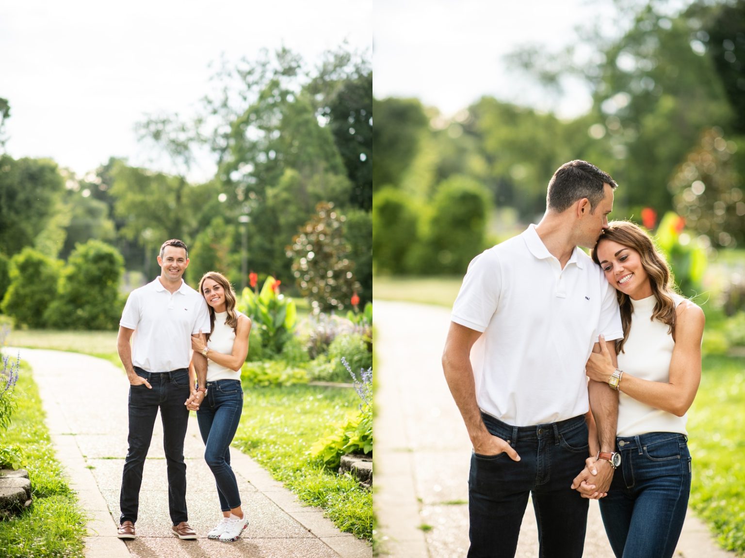 Meredith & Brandon | Springfield, IL Sunset Engagement Photographer ...