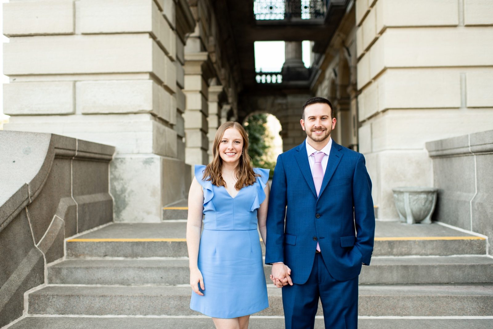 Rachel & Jared | Downtown Springfield, IL Engagement Photographer ...