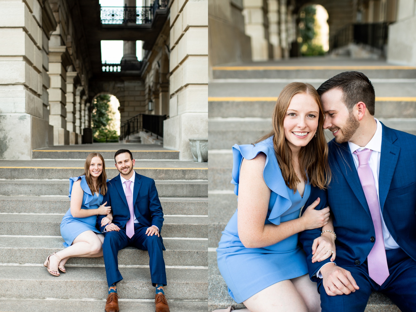 Rachel & Jared | Downtown Springfield, IL Engagement Photographer ...