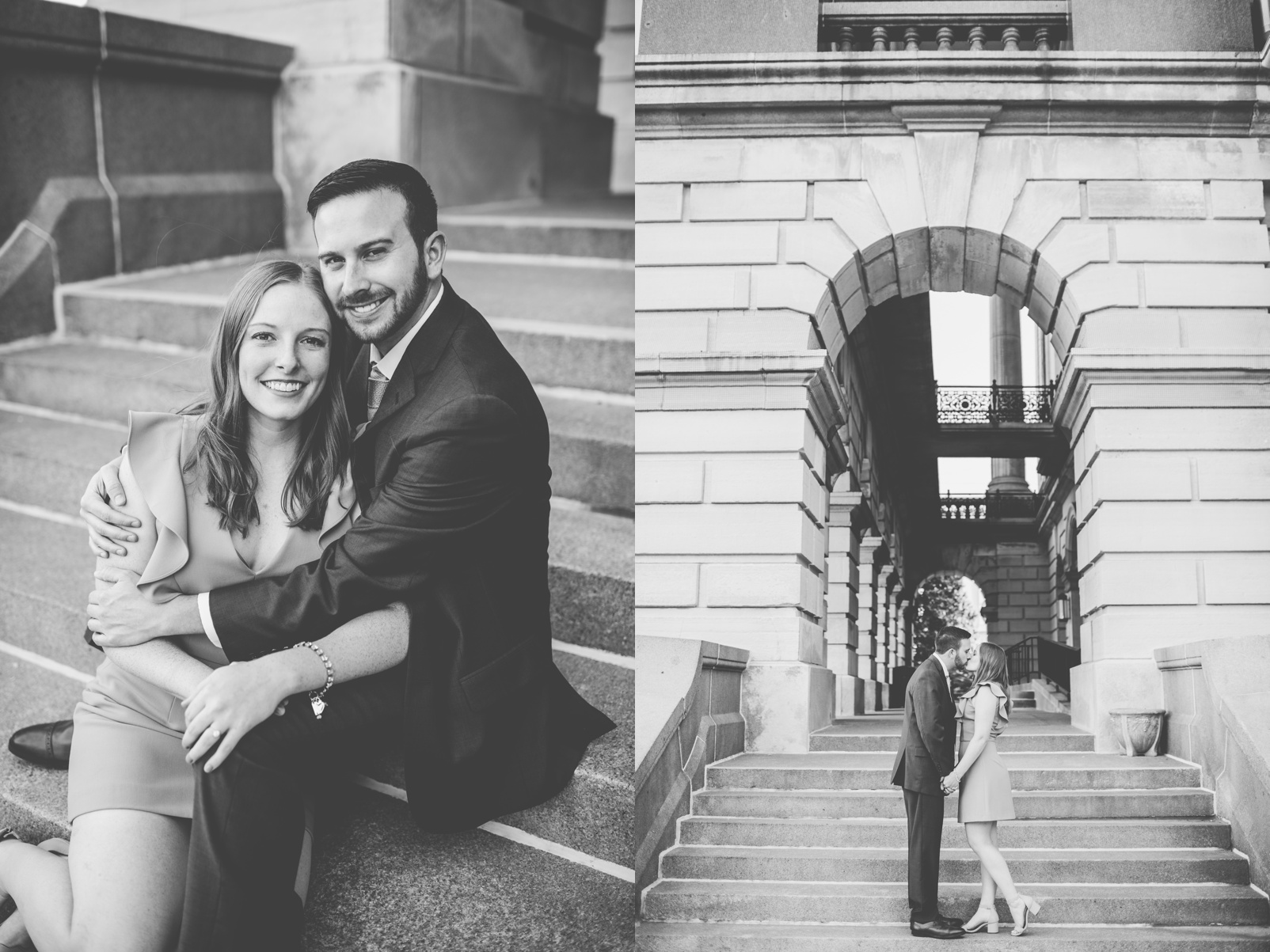 Rachel & Jared | Downtown Springfield, IL Engagement Photographer ...