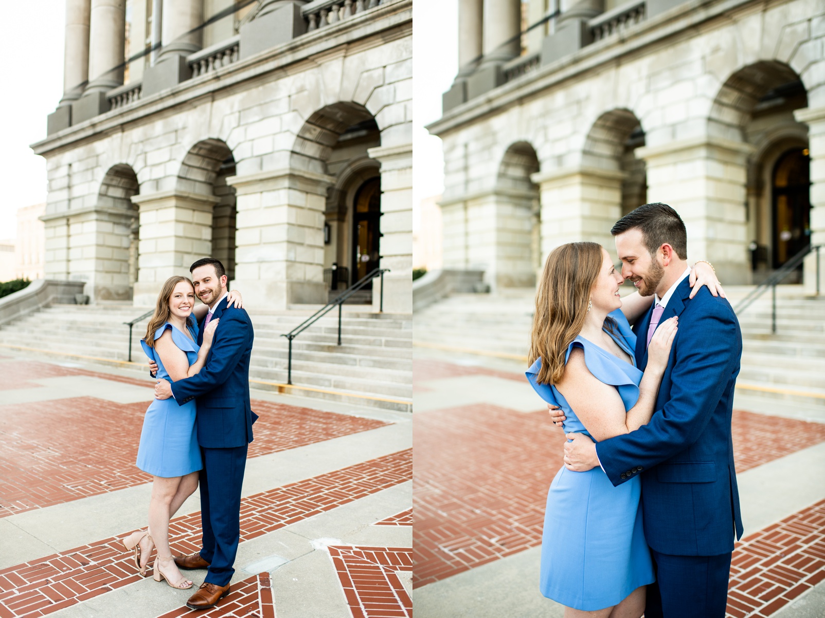 Rachel & Jared | Downtown Springfield, IL Engagement Photographer ...