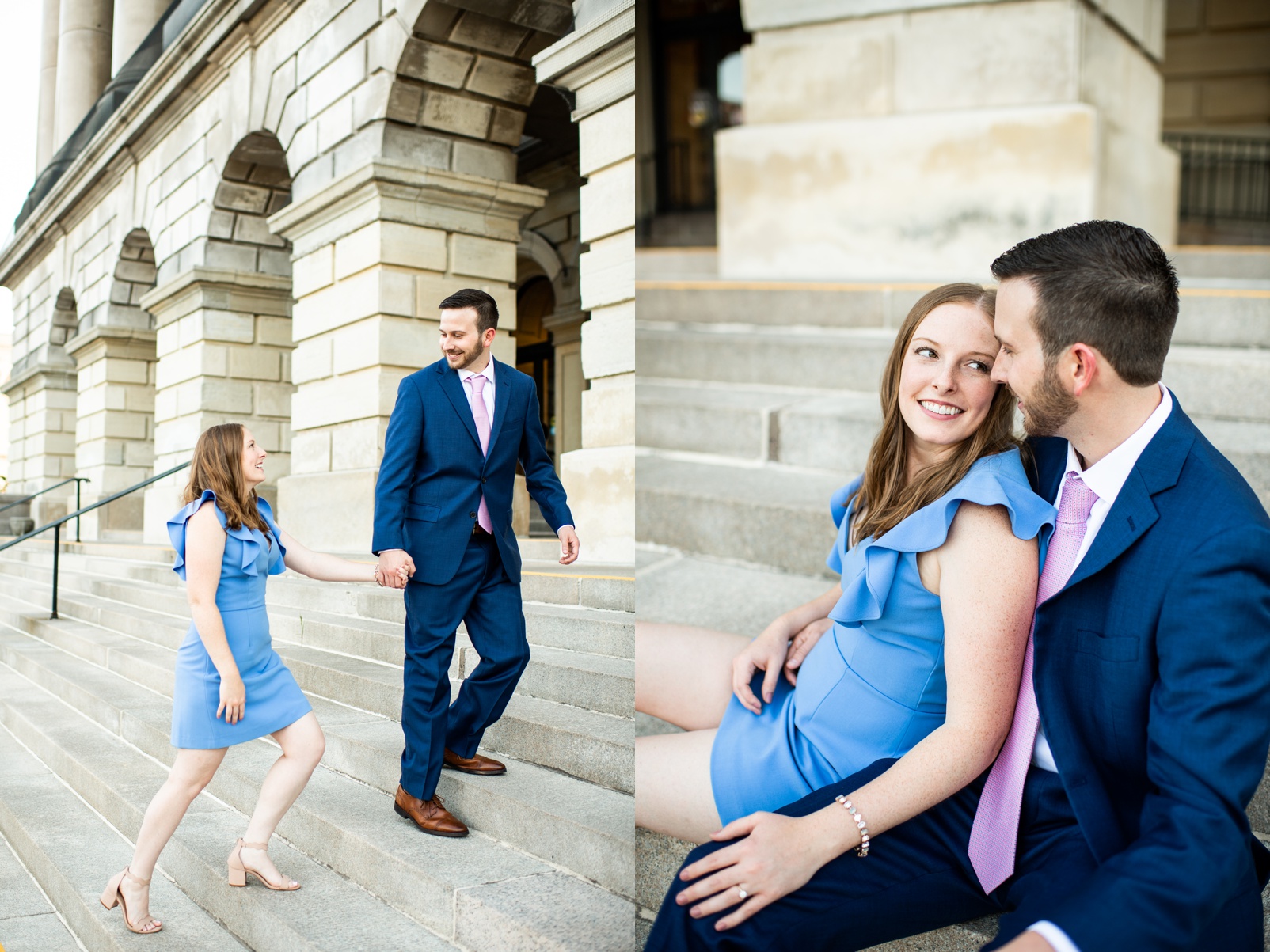 Rachel & Jared | Downtown Springfield, IL Engagement Photographer ...