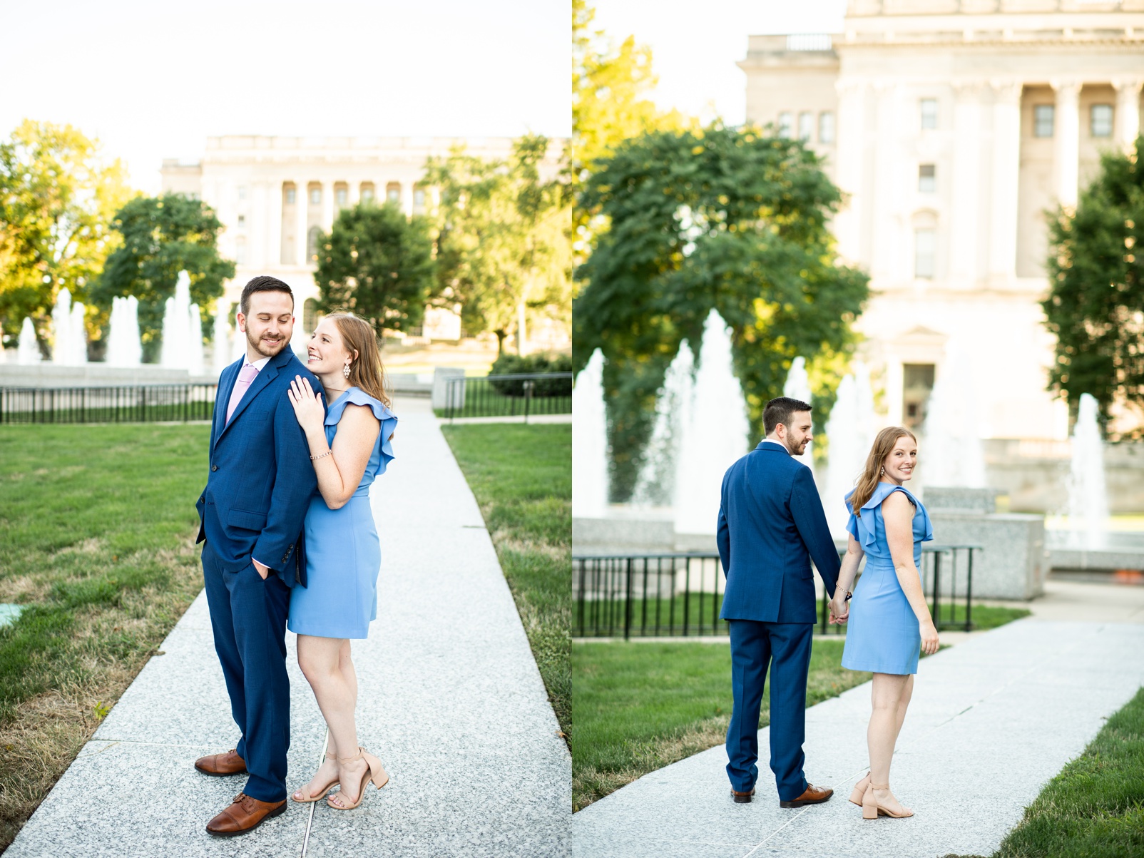 Rachel & Jared | Downtown Springfield, IL Engagement Photographer ...