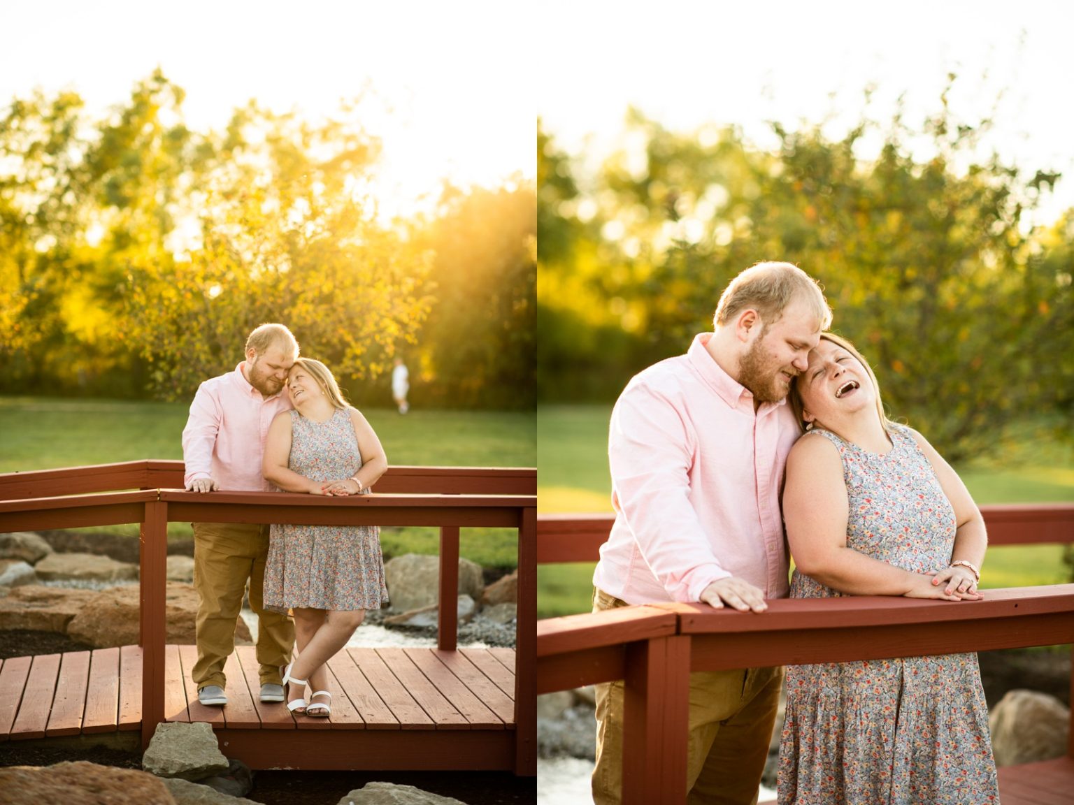 Laura & Toby | Southwind Park Springfield, IL Sunset Engagement ...