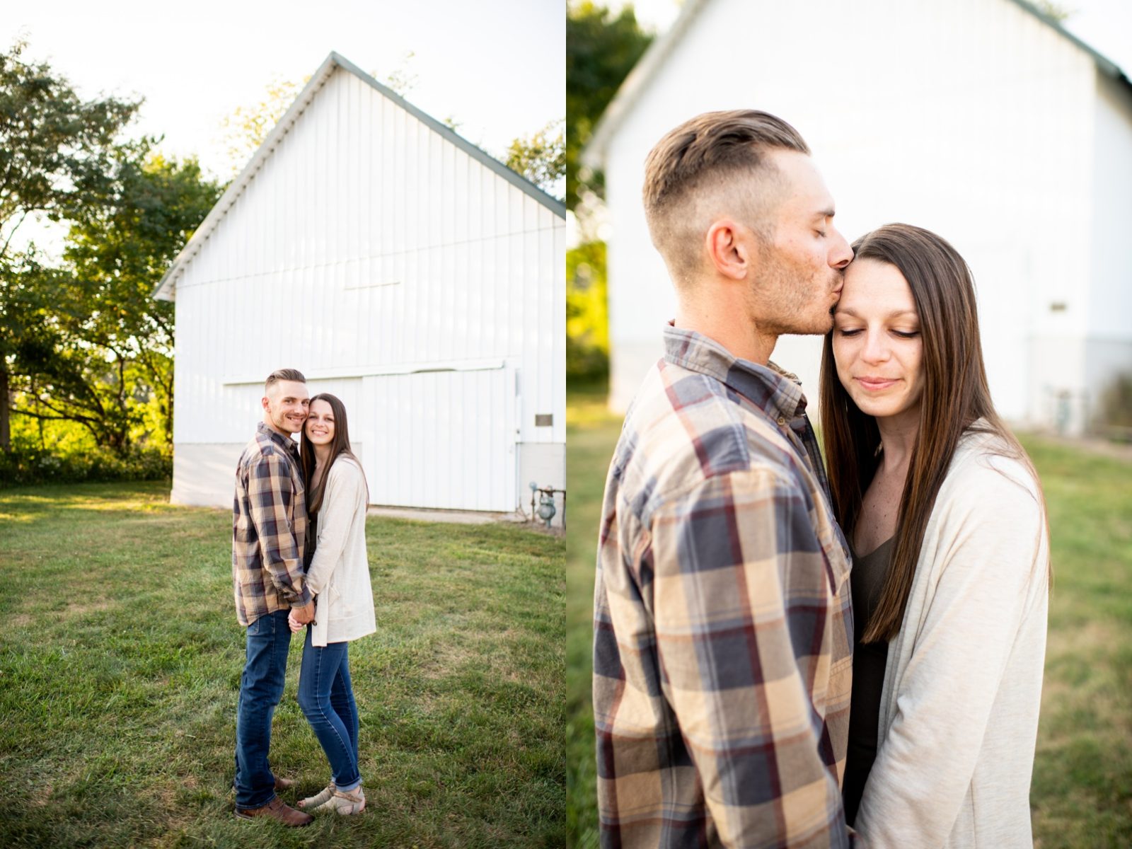 Christa & Jordan | Lincoln Memorial Gardens Fall Sunset Engagement ...